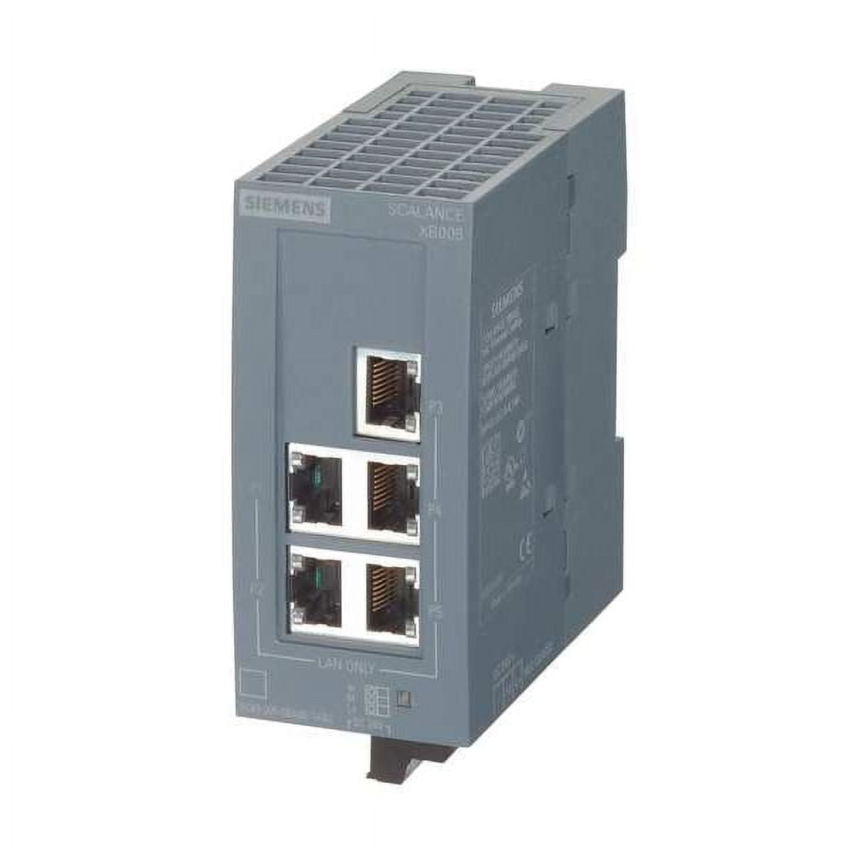 Siemens Ethernet Switch,Unmanged,5 Ports 6GK5005-0BA00-1AB2 - Walmart.com