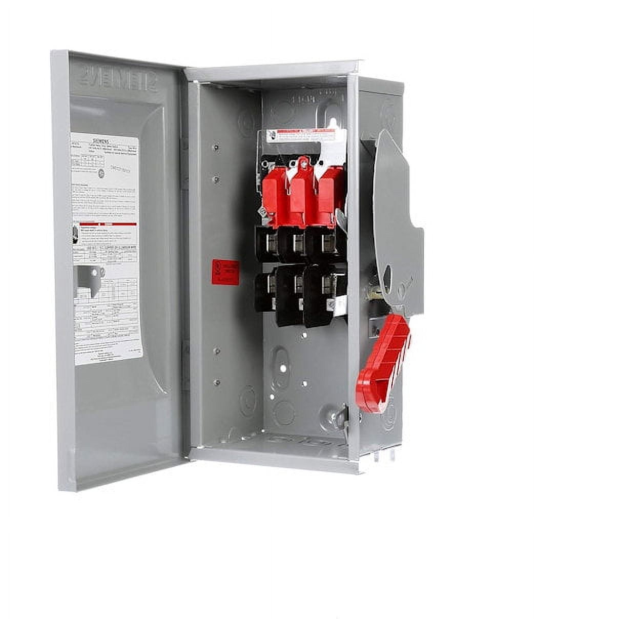 Siemens Safety Switch, Fusible, 30 A, Steel HF321N - Walmart.com