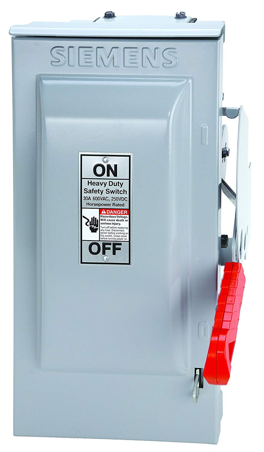 Siemens Safety Switch, Fusible, 30 A, Steel HF361R - Walmart.com