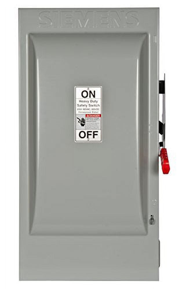 Siemens HF364 200-Amp, 3 Pole, 3 Wire, Fused Heavy Duty, Fused Heavy ...