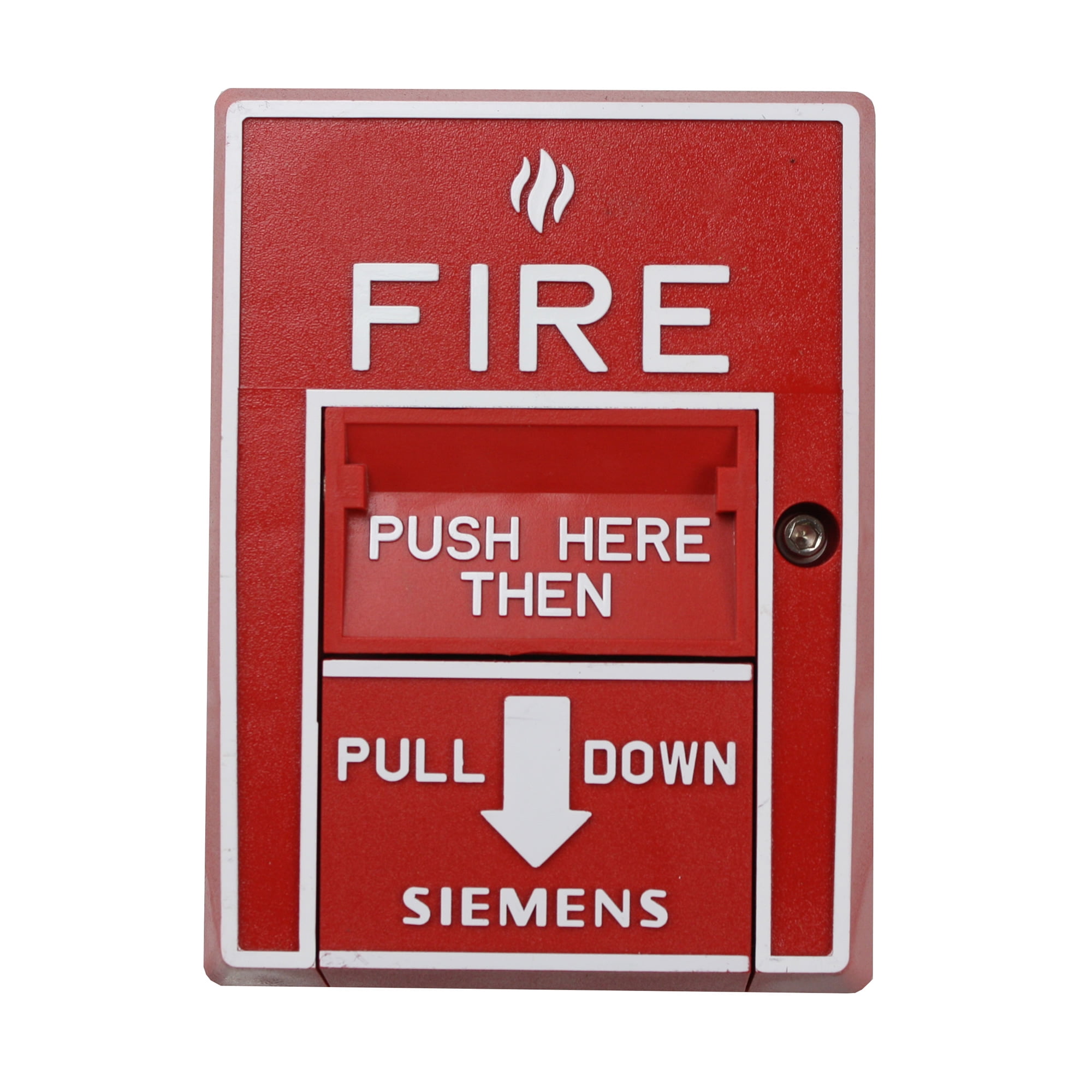 Siemens HMS-D Dual-Action Addressable Fire Alarm Manual Pull Station ...