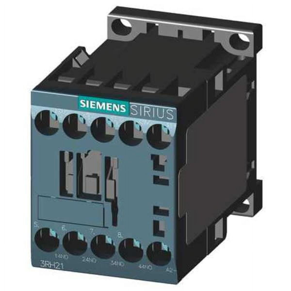 Siemens IEC Control Relay, 4NO, 24V AC, 10 A 3RH21401AB00 - Walmart.com