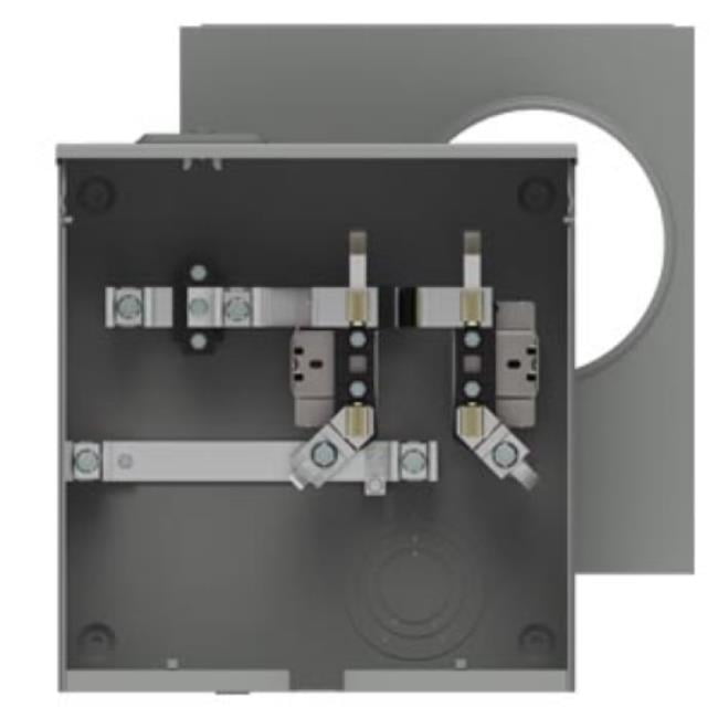 Siemens Industry UAS877-XPG 200A Ringless Meter Socket with Horn Bypass ...