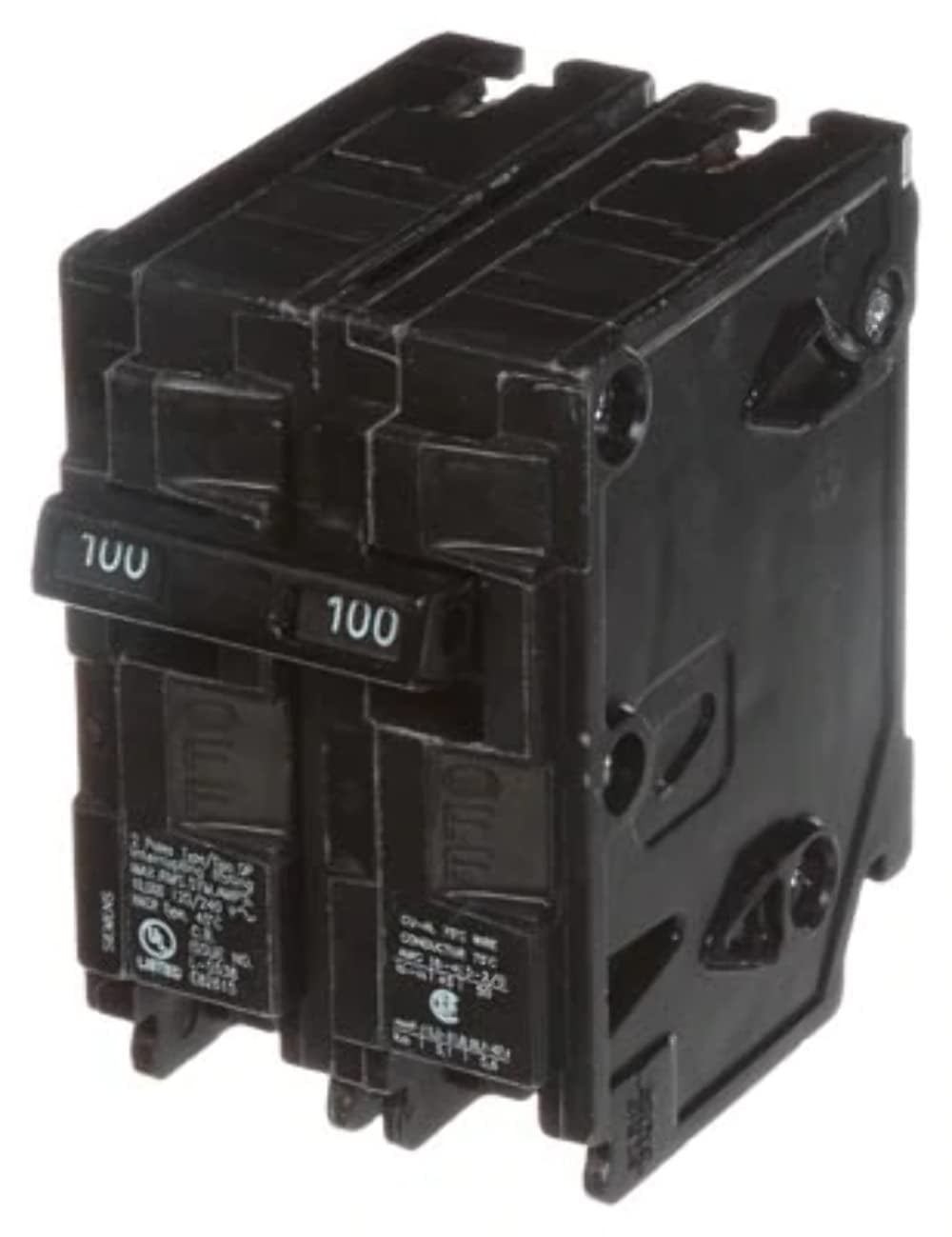 Siemens Q2100 100-Amp Double Pole Type QP Circuit Breaker C80 - Walmart.com