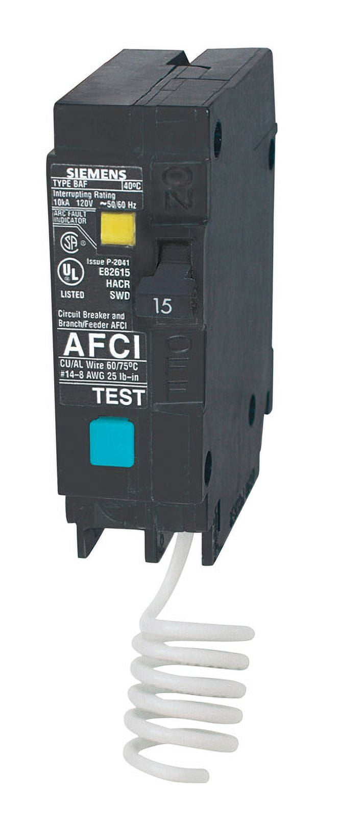 Siemens Arc Fault Breakers