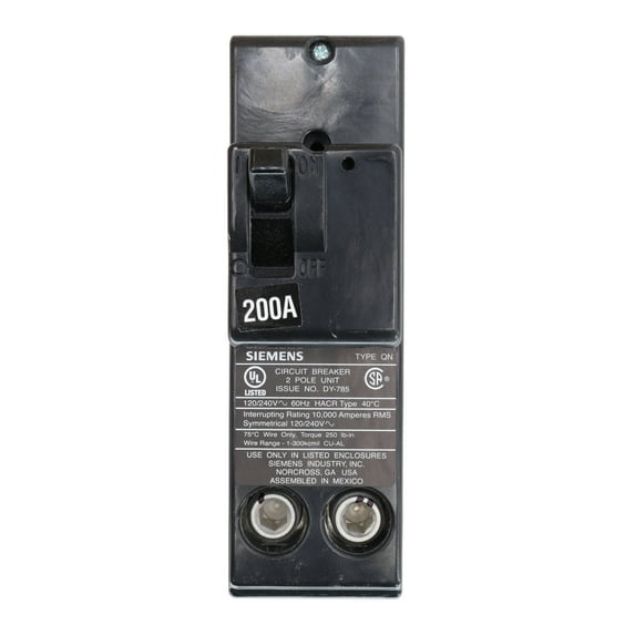 Siemens QN2200 200-Amp 4 Pole 240-Volt Circuit Breaker - Walmart.com