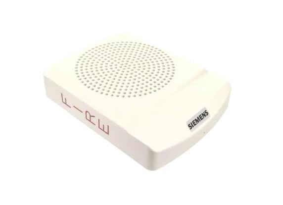 Siemens SLFSWW-F Low-Frequency Sounder Fire Alarm, White Wall Speaker ...