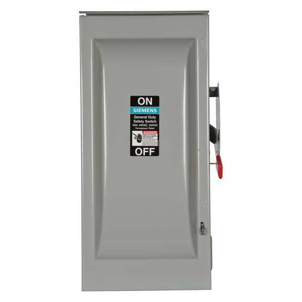 Siemens Safety Switch,240VAC,3PST,100 Amps AC GNF323R - Walmart.com