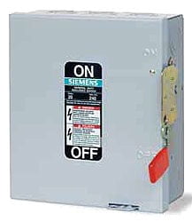 Siemens Safety Switch, Non-Fusible, 200 A, Steel GNF324 - Walmart.com