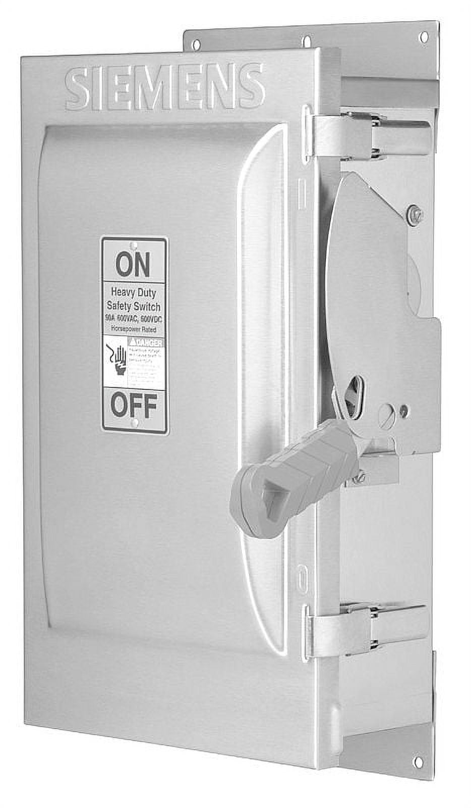 Siemens Safety Switch,600VAC,3PST,60 Amps AC HF362N - Walmart.com
