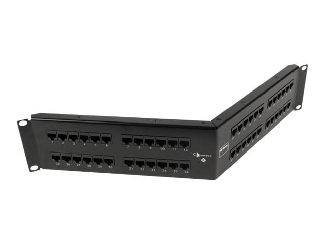 Siemon HD6-48A 2RU 48-Port Angled HD High Density Category 6 Patch ...