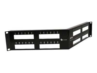 Siemon MX-PNLA-48 2RU 48-Port Angled Modular Max High Density Patch ...