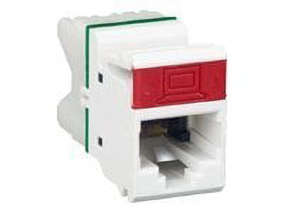 Siemon MX6-F01 Max-Module Cat6 UTP Flat Data Jack Insert, Black ...