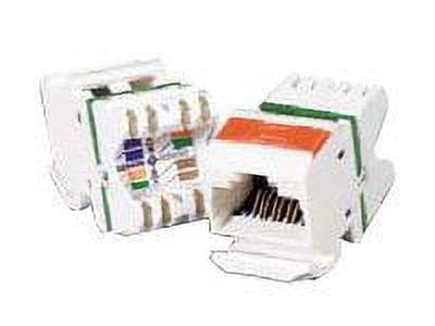 Siemon Mx6-F02 Max Utp Category 6 Rj45 Ethernet Jack, Cat6 Max Jack, White - Walmart.com