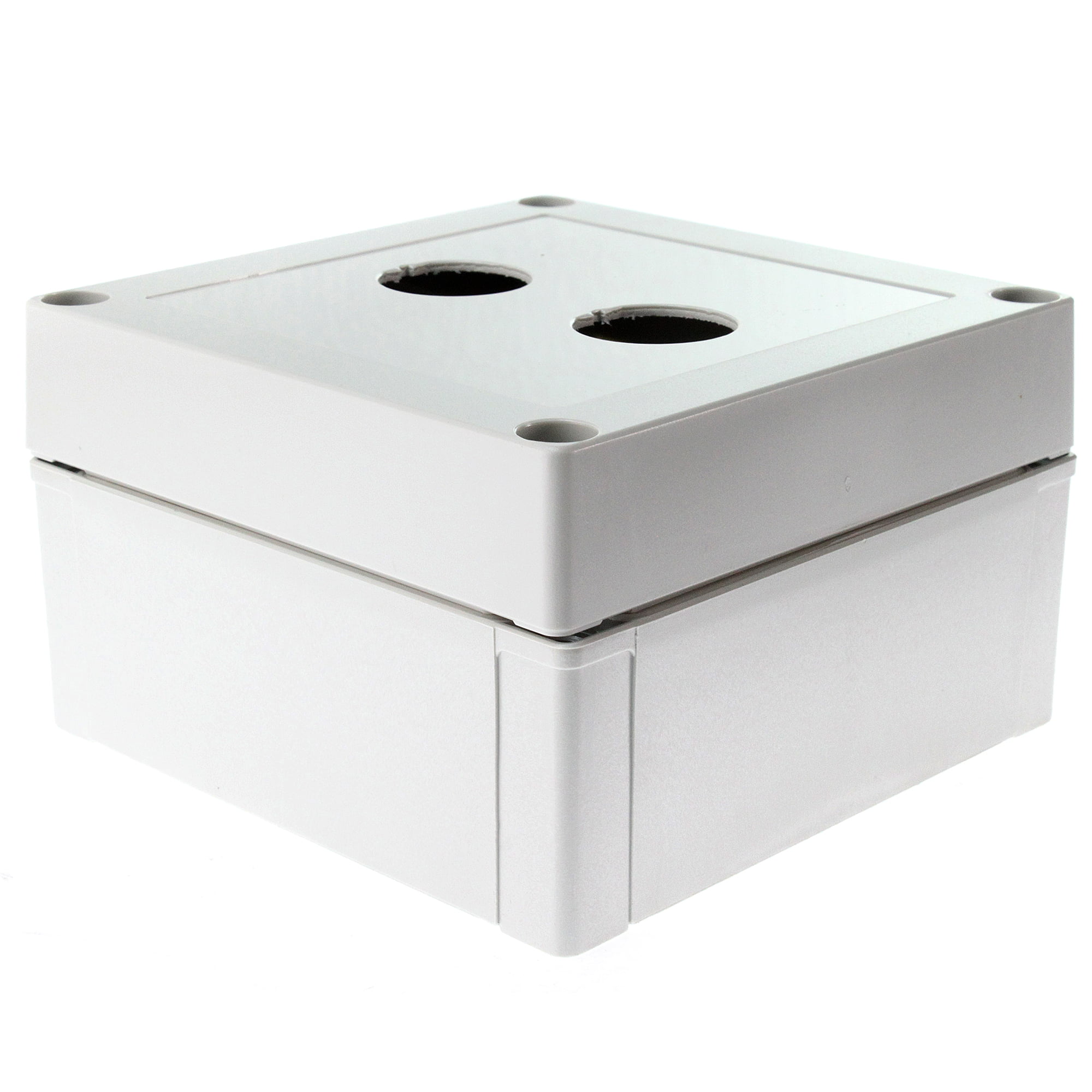 Siemon X-IBOX-02 2-Port Industrial Max Surface Mount Box, SMB, White ...