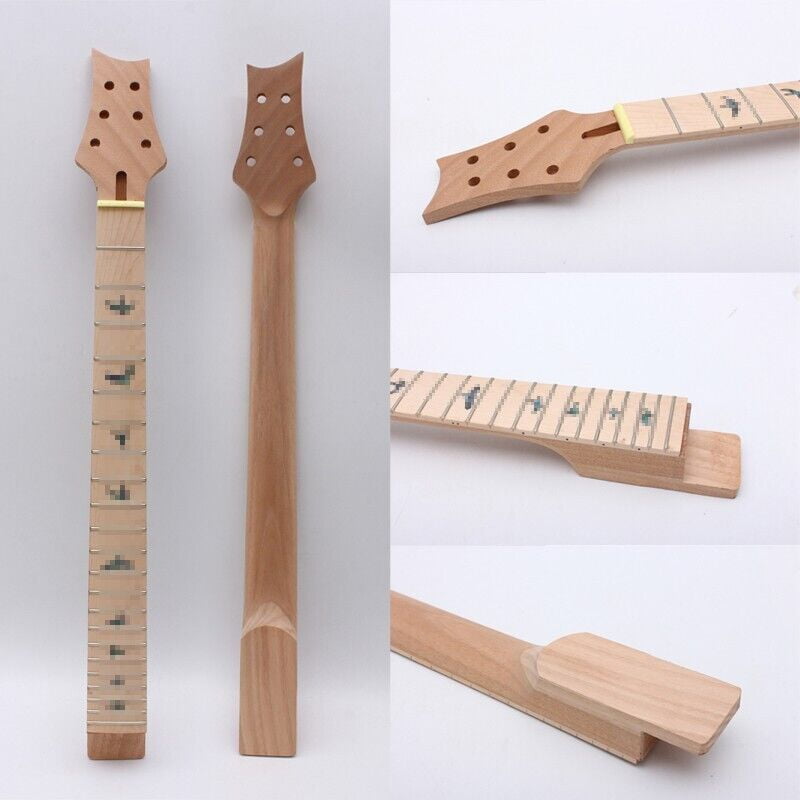 Siemonic Electric Guitar Neck Mahogany 22 Fret 24.75 Inch Maple ...
