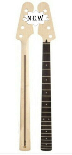 Siemonic Left Hand Bass Guitar Neck 20 fret 34 inch Maple Rosewood ...