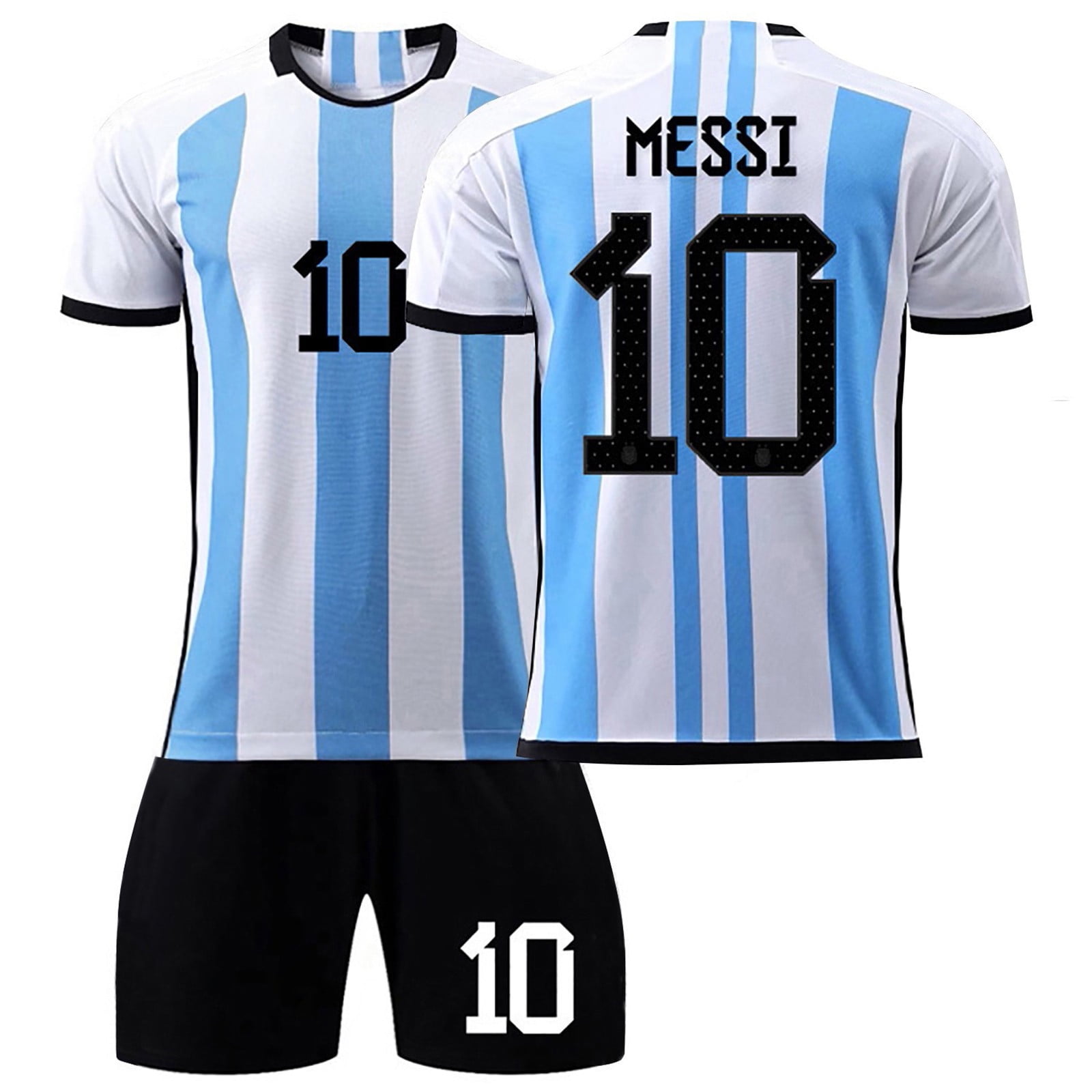 Sien 22/23 Argentina Home Game Short Sleeve Soccer Jersey, #10 Professional Soccer Player ...
