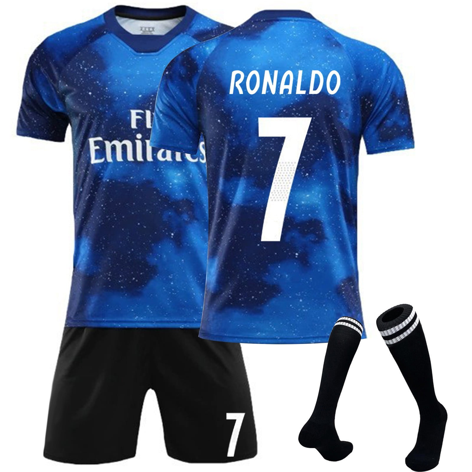 Sien 22/23 Spanish FC Soccer Jerseys 3 Piece Set, Printed #7 RONALDO ...
