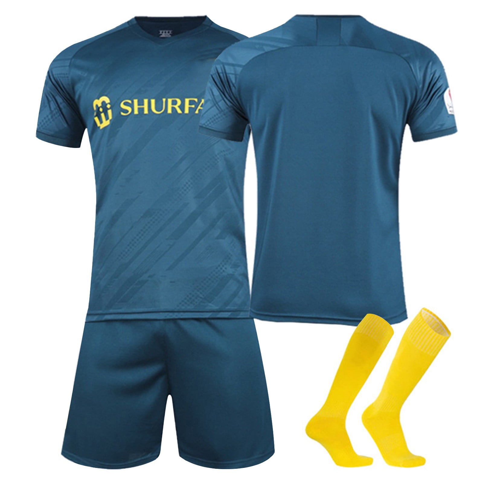 Sien 2223 Al-Nassr FC Home Game Soccer Jersey, #None Comfortable Al-Nassr FC Soccer Jersey 3 ...