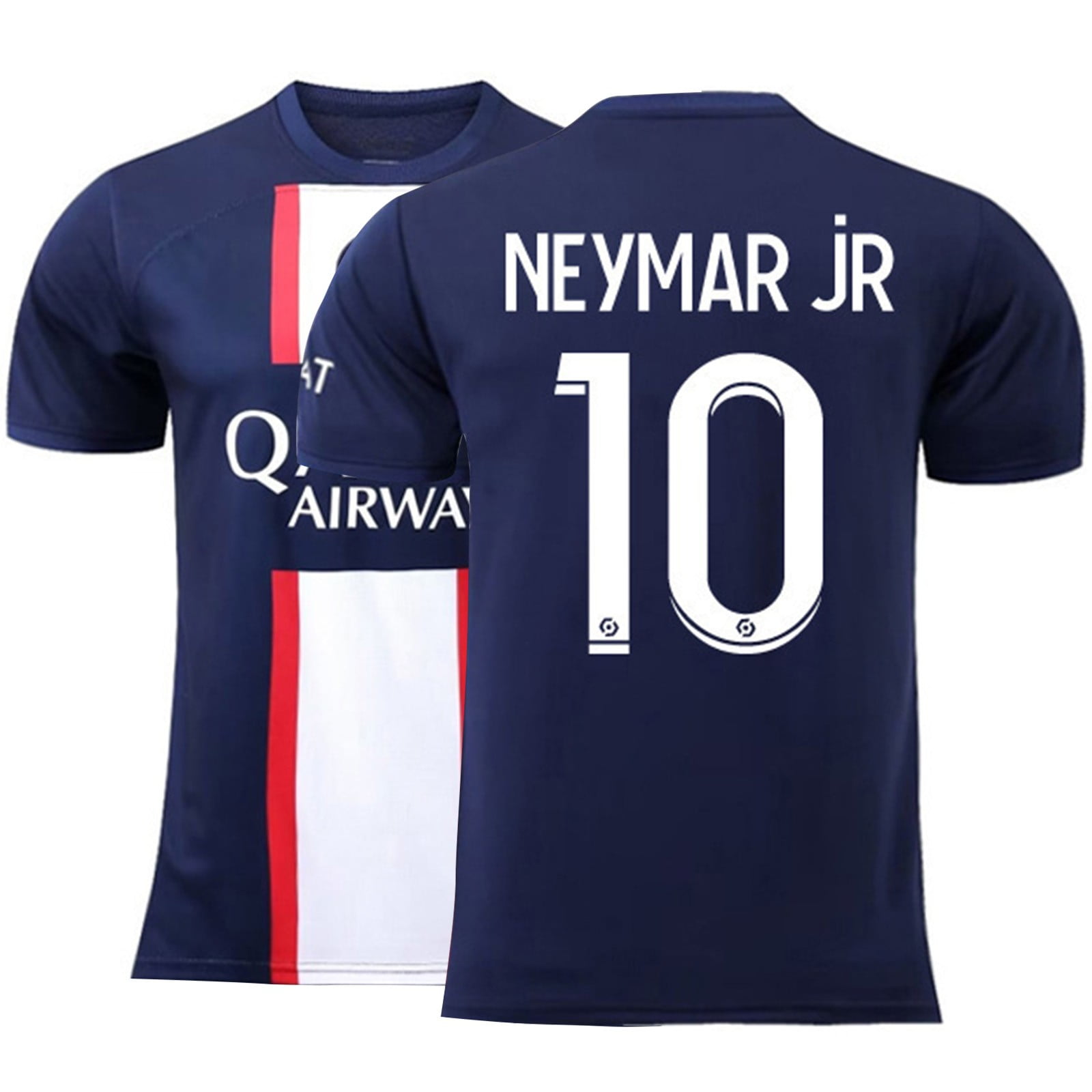 Sien 2223 French FC Home Game Soccer Jersey, #10 NEYMAR Soccer Jersey, Kids Training Tops Short ...
