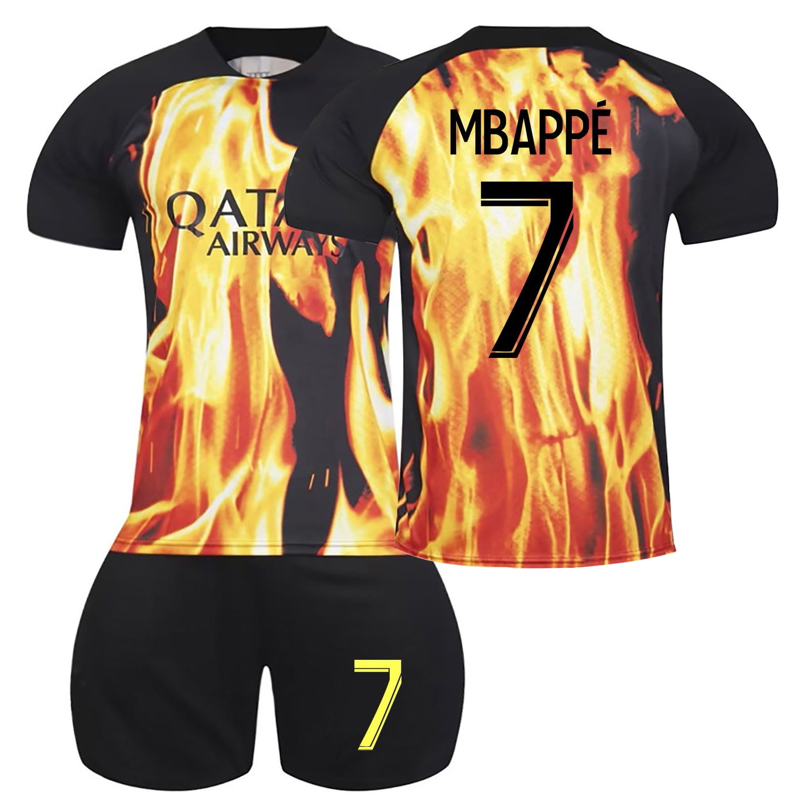 Sien 2223 French FC Special Edition Soccer Jersey, #7 MBAPPE Soccer Jersey, Adult Short Sleeve ...