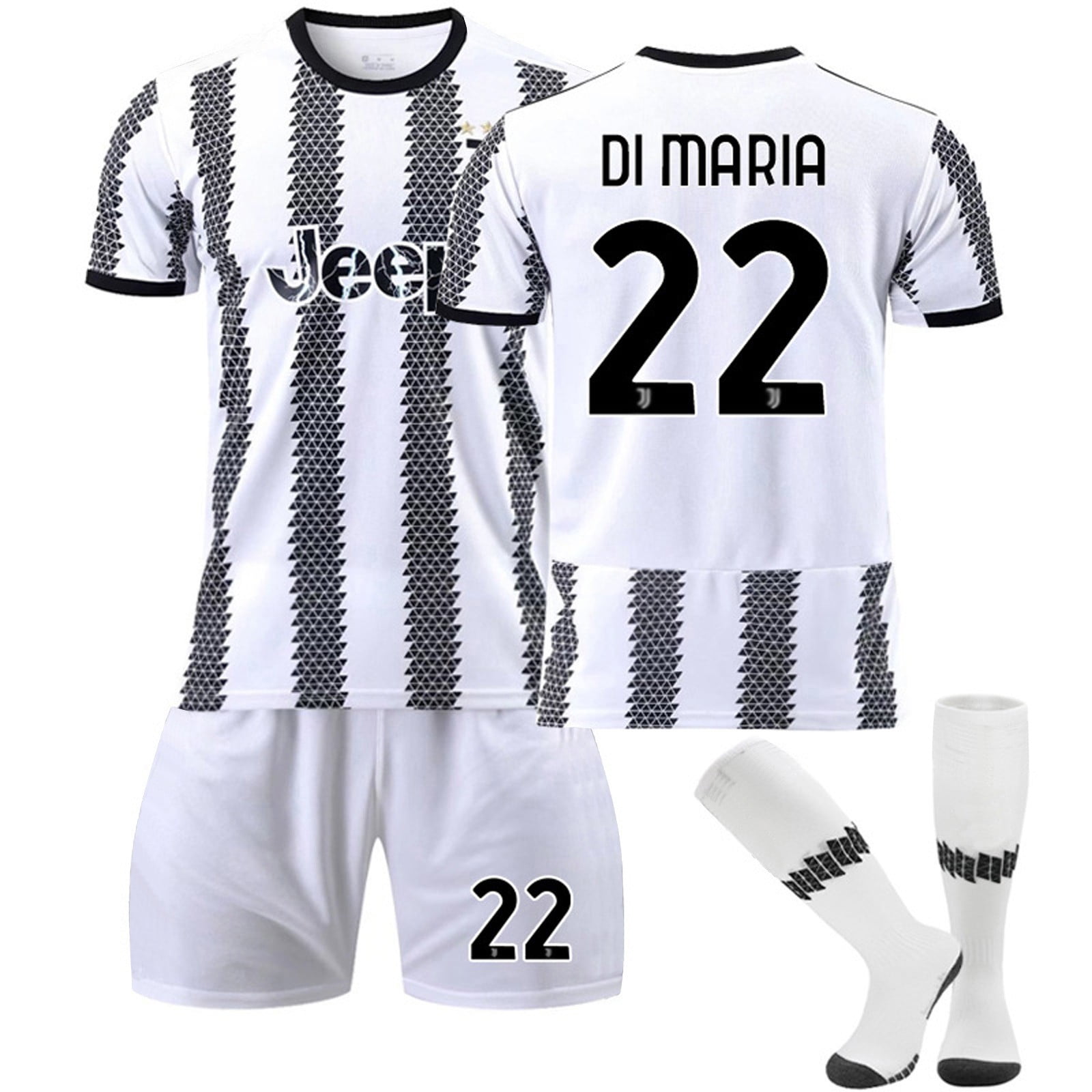 Sien 2223 Italian Soccer League Home Game Soccer Jersey, #22 DI MARIA Two-colour Short Sleeve 3 ...