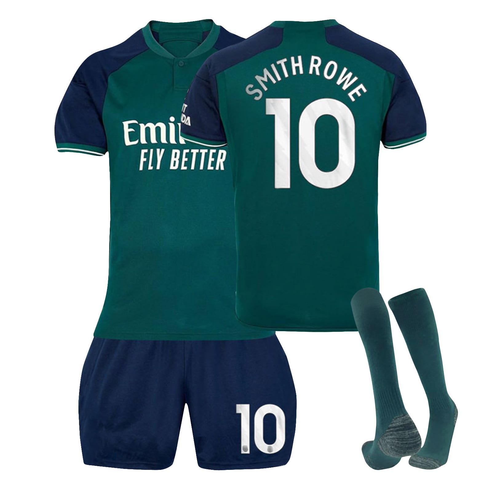 Sien 2324 English FC Away Game Soccer Jersey, Printed #10 SMITH ROWE English Soccer Jersey 3 ...