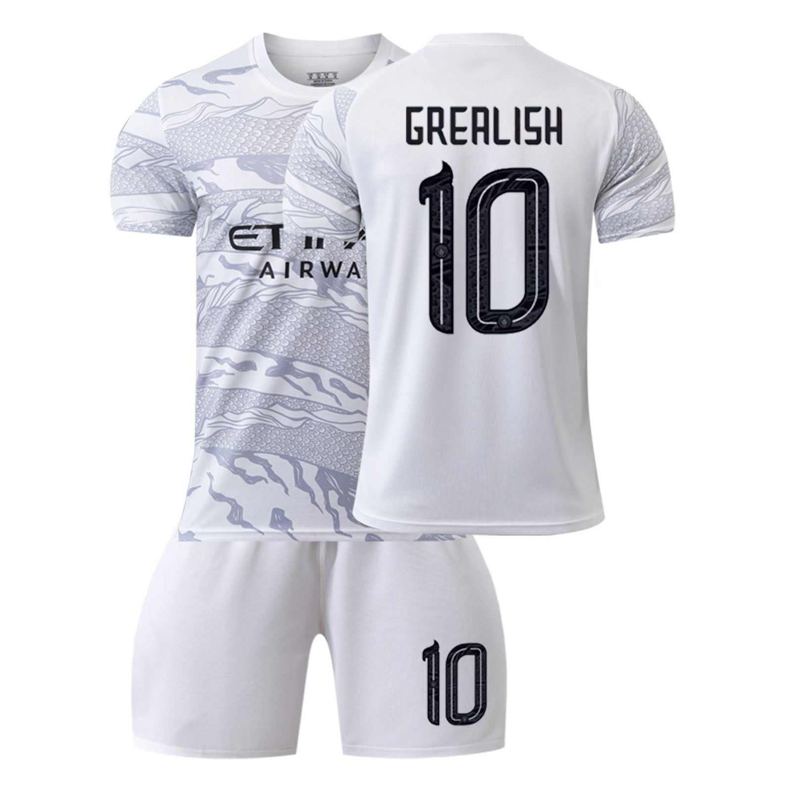 Sien 2324 European Home Game Dragon Year Soccer Jersey, European #10 GREALISH Soccer Jersey 2 ...