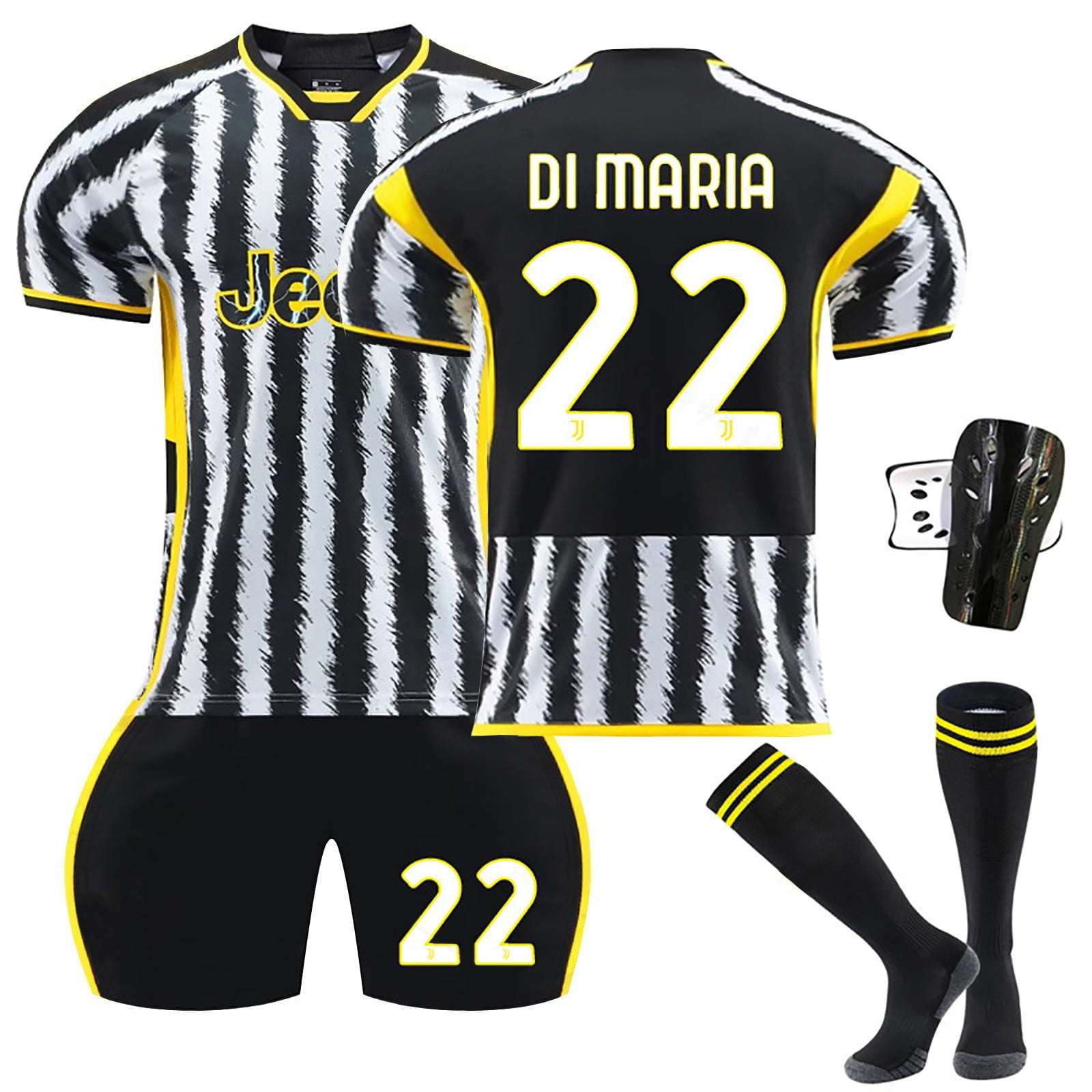Sien 2324 Italian Soccer League Home Game Soccer Jersey, #22 DI MARIA 3-colour Short Sleeve 4 ...