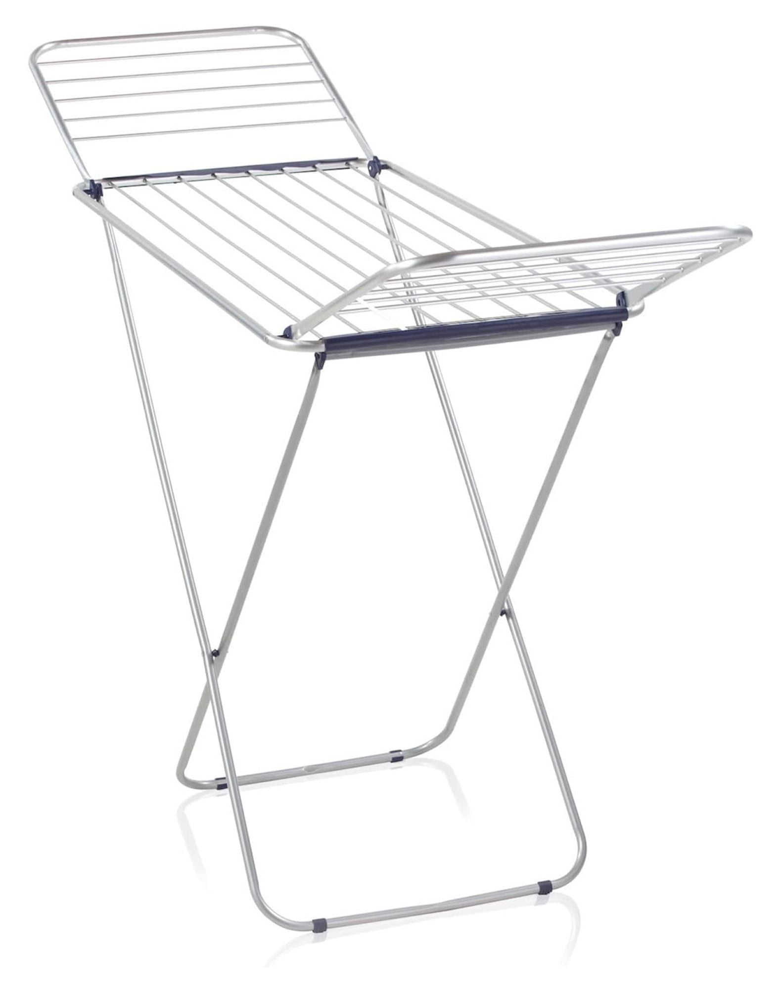 Siena Gullwing Drying Rack, Silver and Blue - Walmart.com