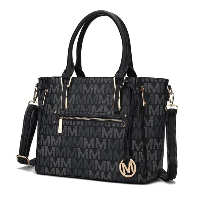 Siena M Signature Handbag, Black - Walmart.com