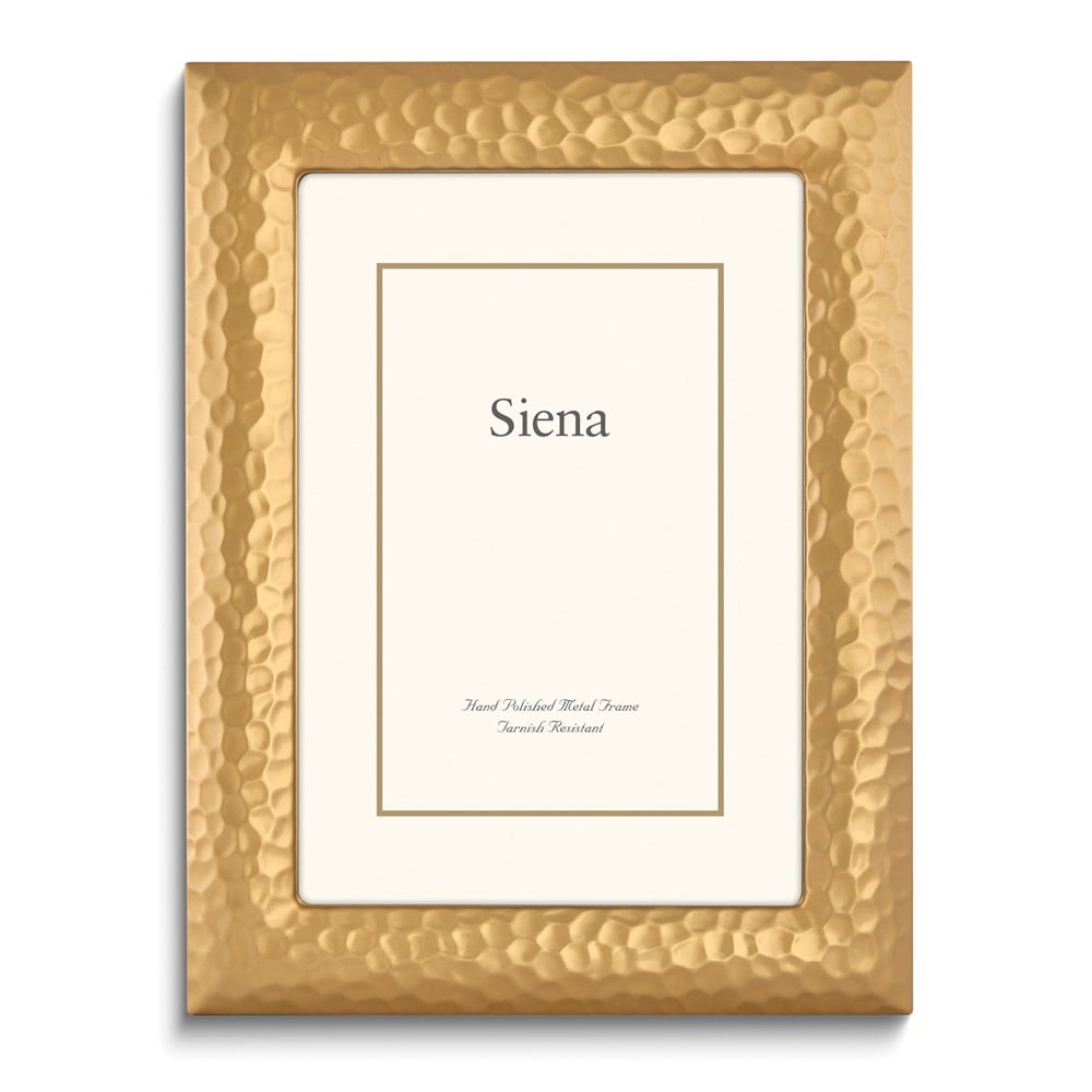 Siena Modern Hammered Frame Gold 8x10 - Walmart.com