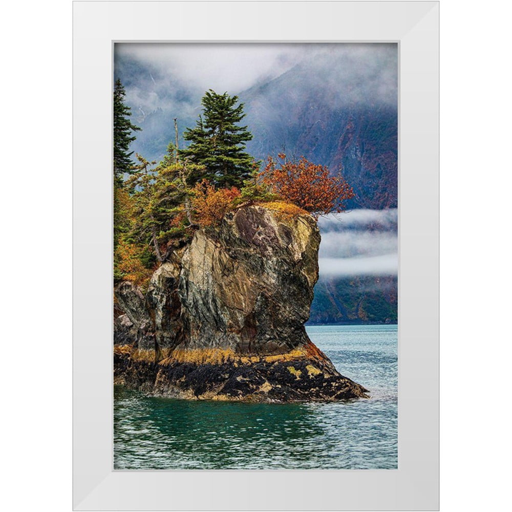 Sienda, Jolly 11x14 White Modern Wood Framed Museum Art Print Titled - Prince William Sound ...