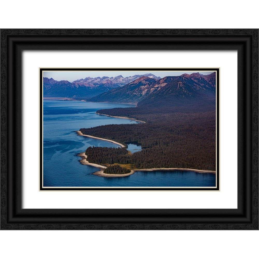 Sienda, Jolly 14x11 Black Ornate Wood Framed with Double Matting Museum Art Print Titled - Lake ...