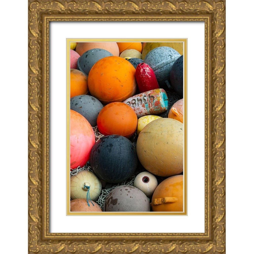 Sienda, Jolly 17x24 Gold Ornate Wood Framed with Double Matting Museum ...