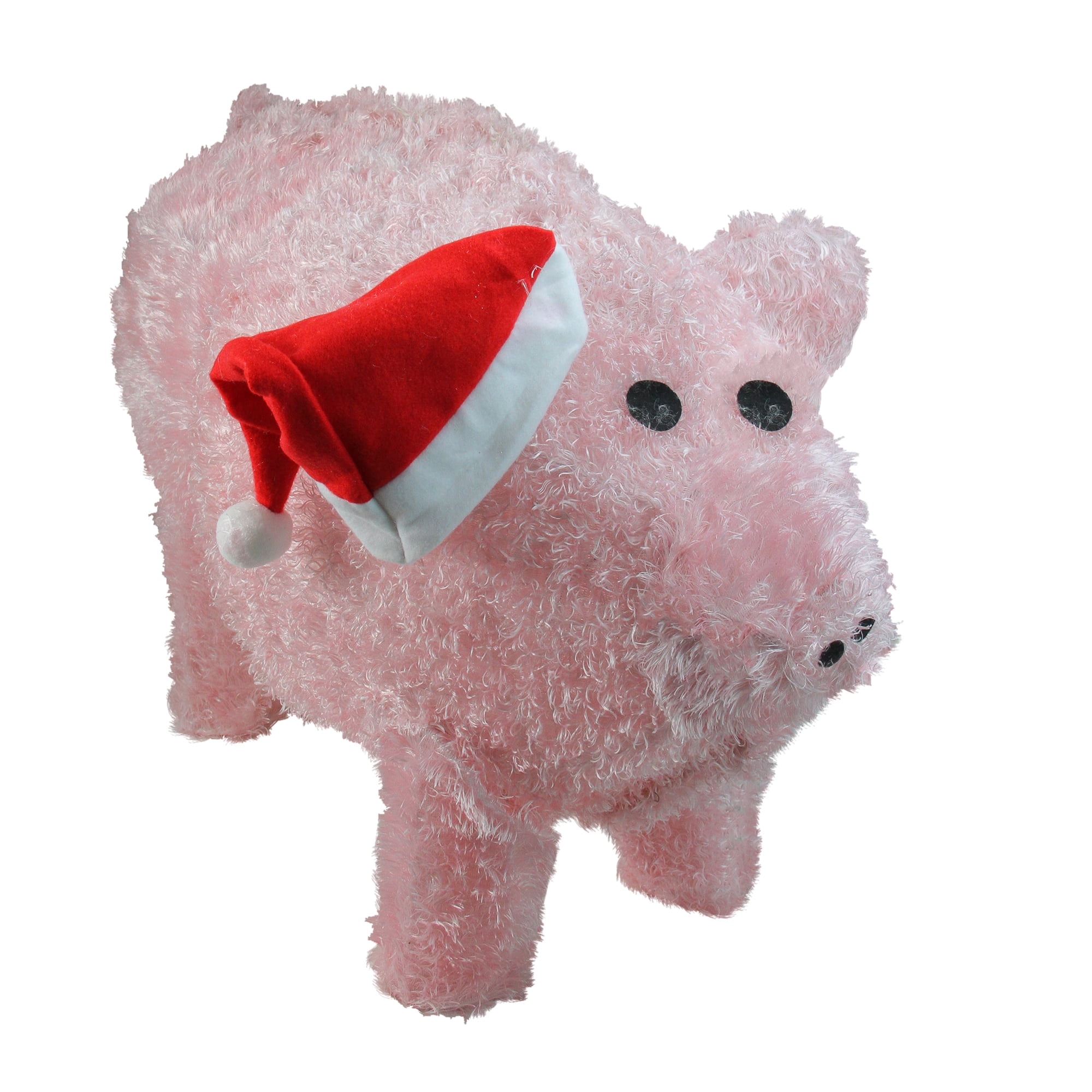 Sienna 28" Pink and Red LED Lighted Pig Christmas Outdoor Decoration ...