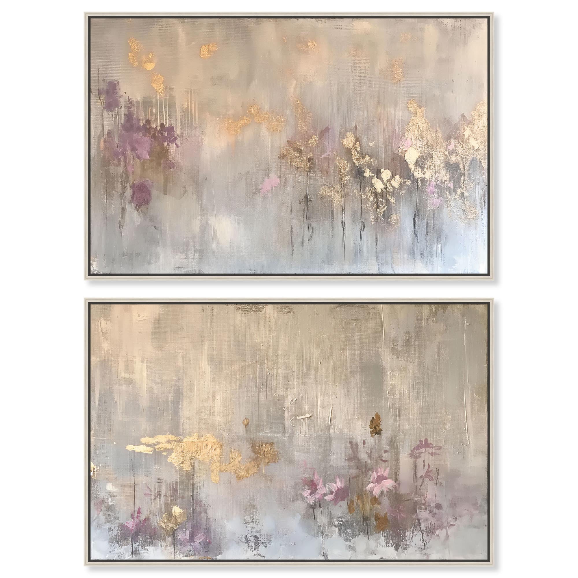 Sienna Gilded Set Canvas Set of 2 Calming Wall Art by Art Remedy ...