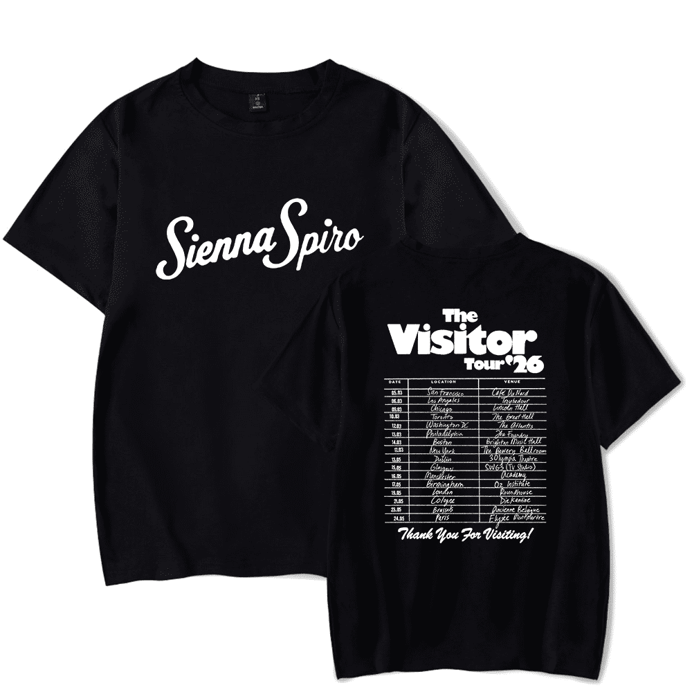 Sienna Spiro Merch The Visitor Tour 2026 T-Shirt Short Sleeve Unisex ...