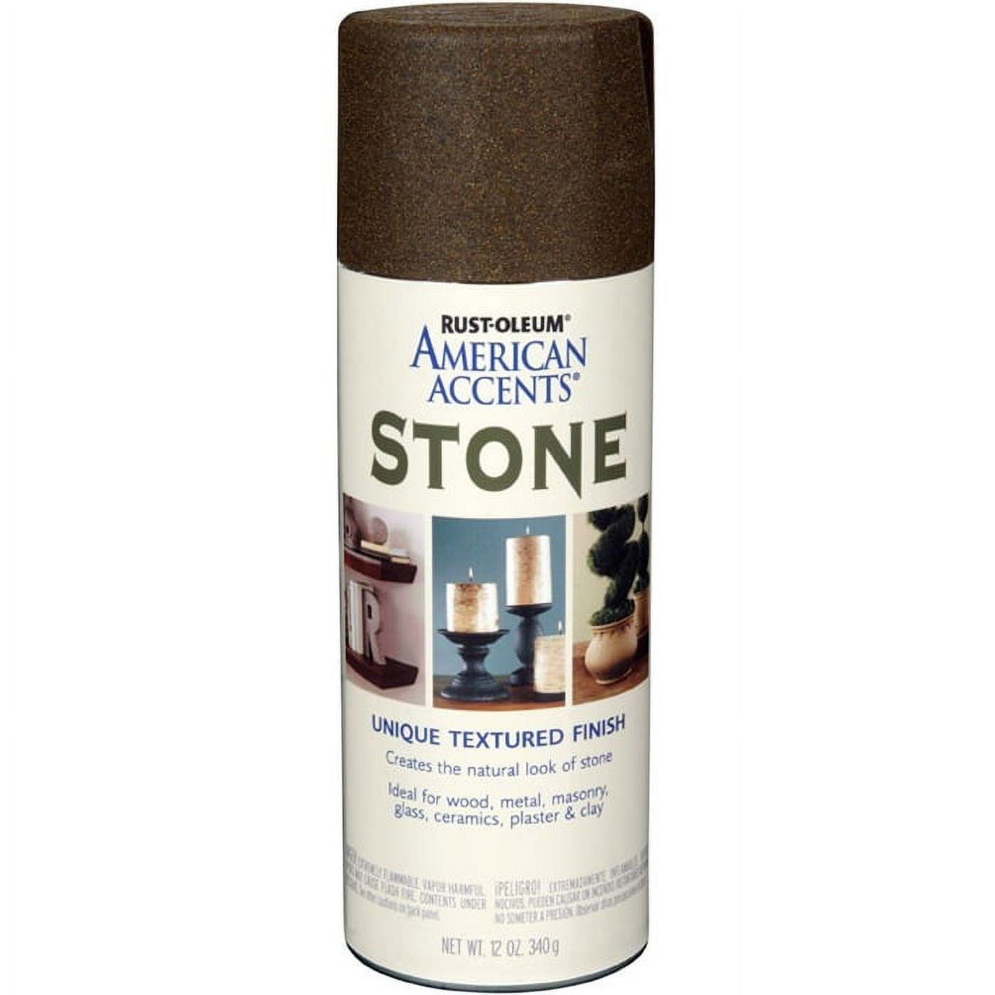 Rust-Oleum American Accents, Sienna Stone Textured Spray Paint, 12 oz ...