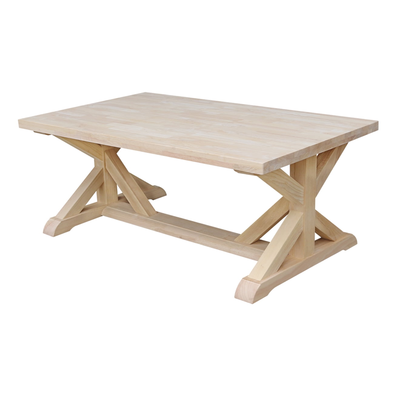 International Concepts Sierra Unfinished Coffee Table - Walmart.com