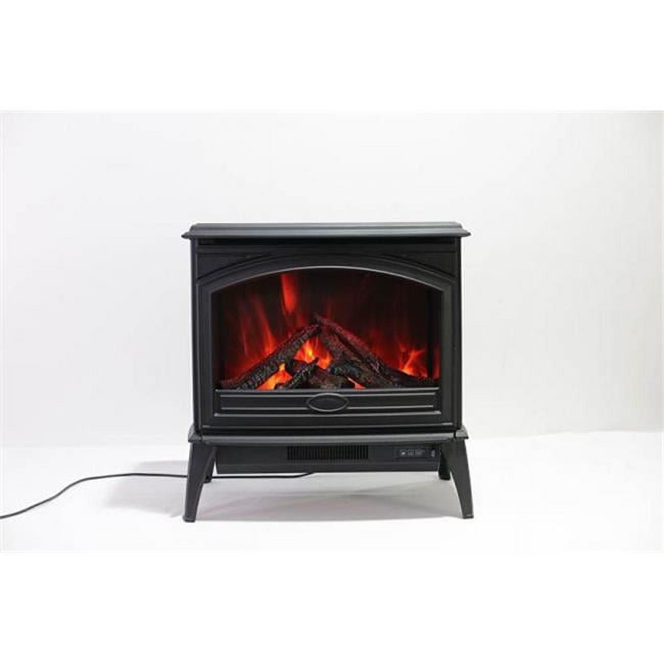 Sierra Flame E70- NA 70 in. Cast Iron Sides Top & Front Electric ...
