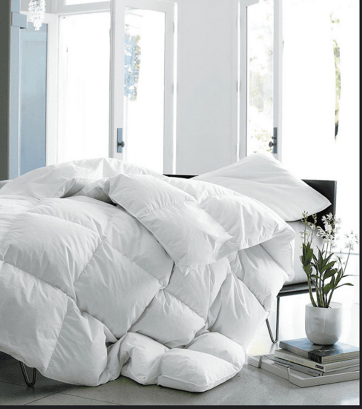 Sierra Heavy Weight White Down 400 Thread Count Comforter (Level 3 ...