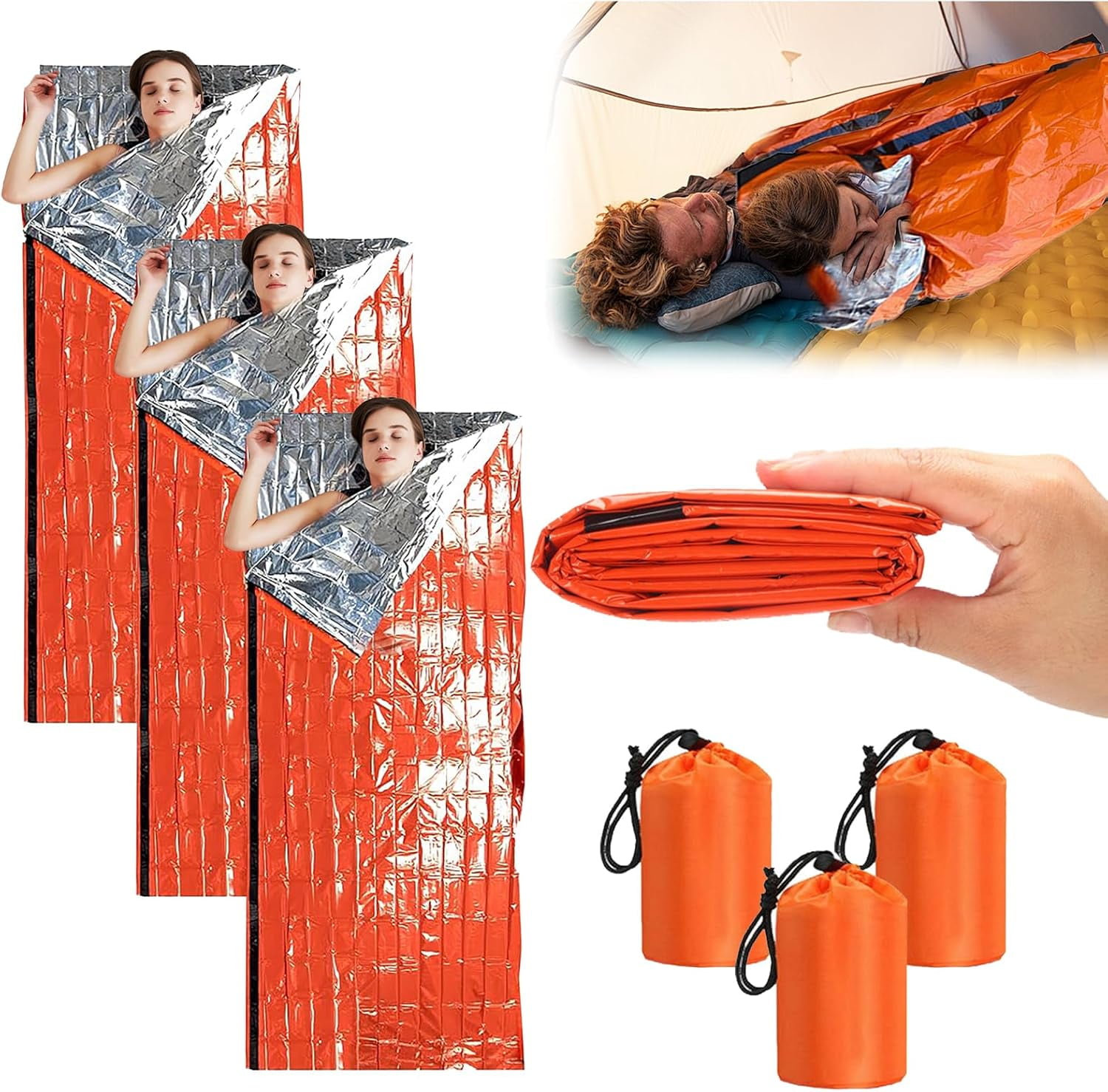 Sierra Madre Emergency Sleeping Bag, 84"X36" Emergency Survival ...