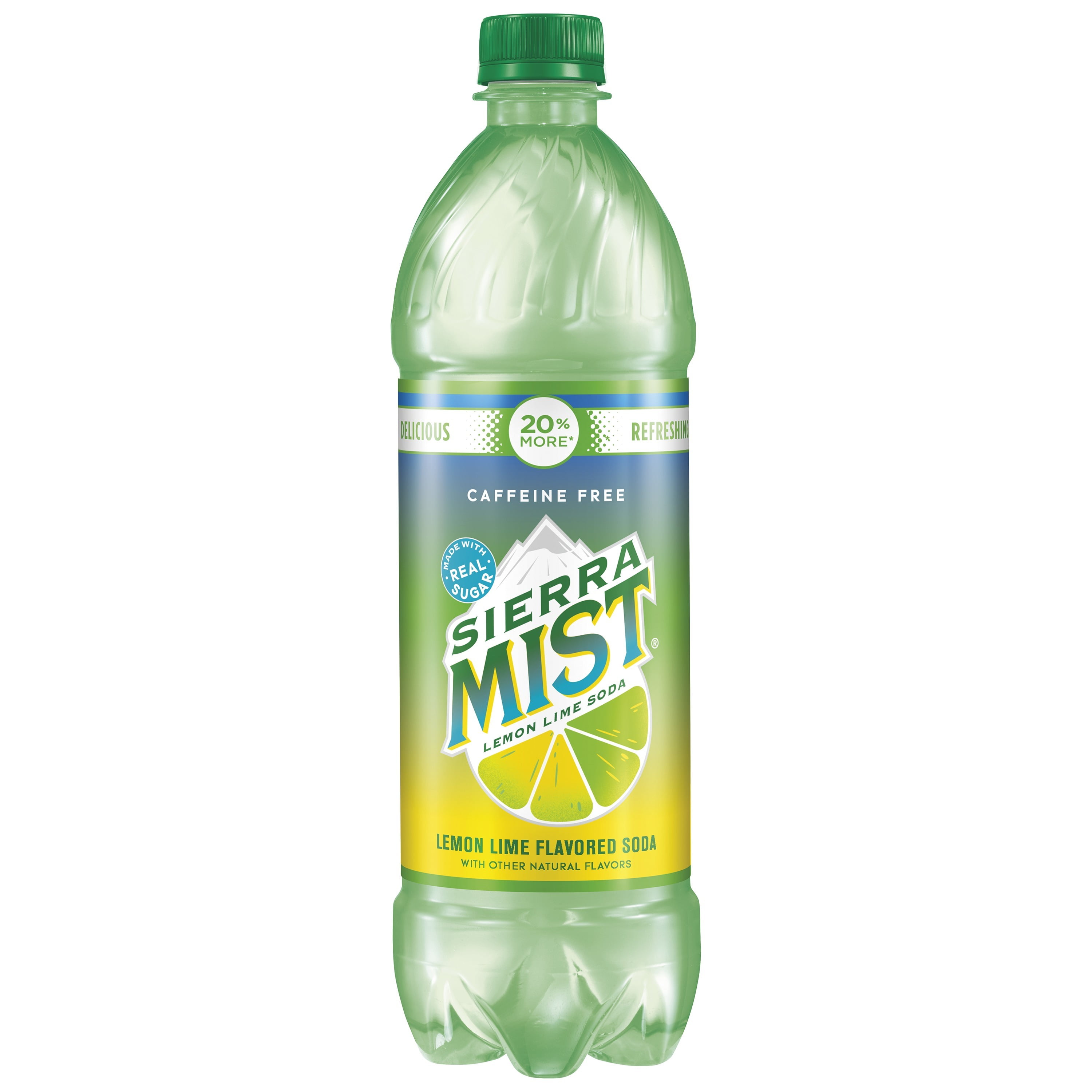 Sierra Mist Lemon Lime Soda Pop, 24 fl oz 6 Pack Bottles - Walmart.com