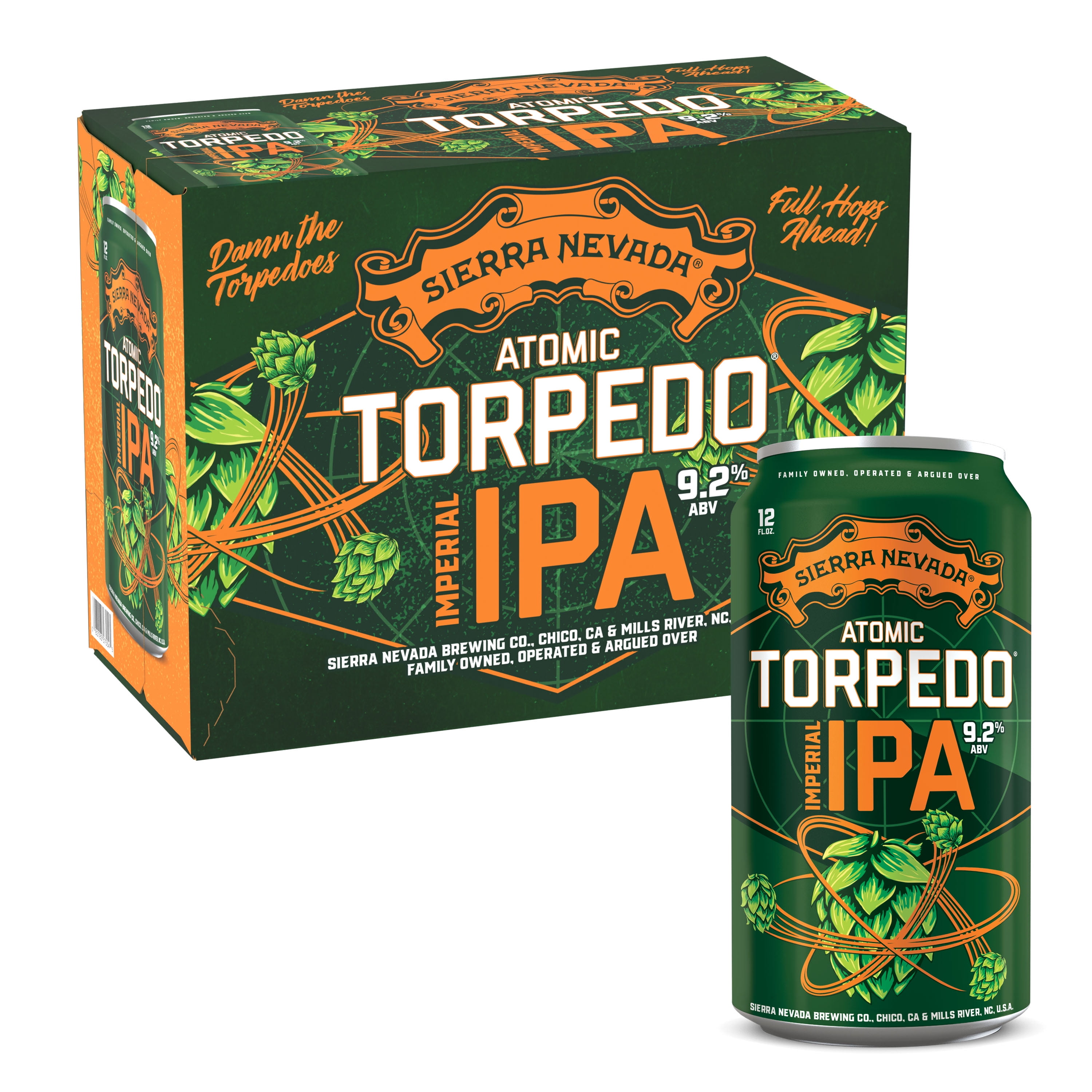 Sierra Nevada Atomic Torpedo West Coast Juicy Imperial IPA 12 Pack 12 ...
