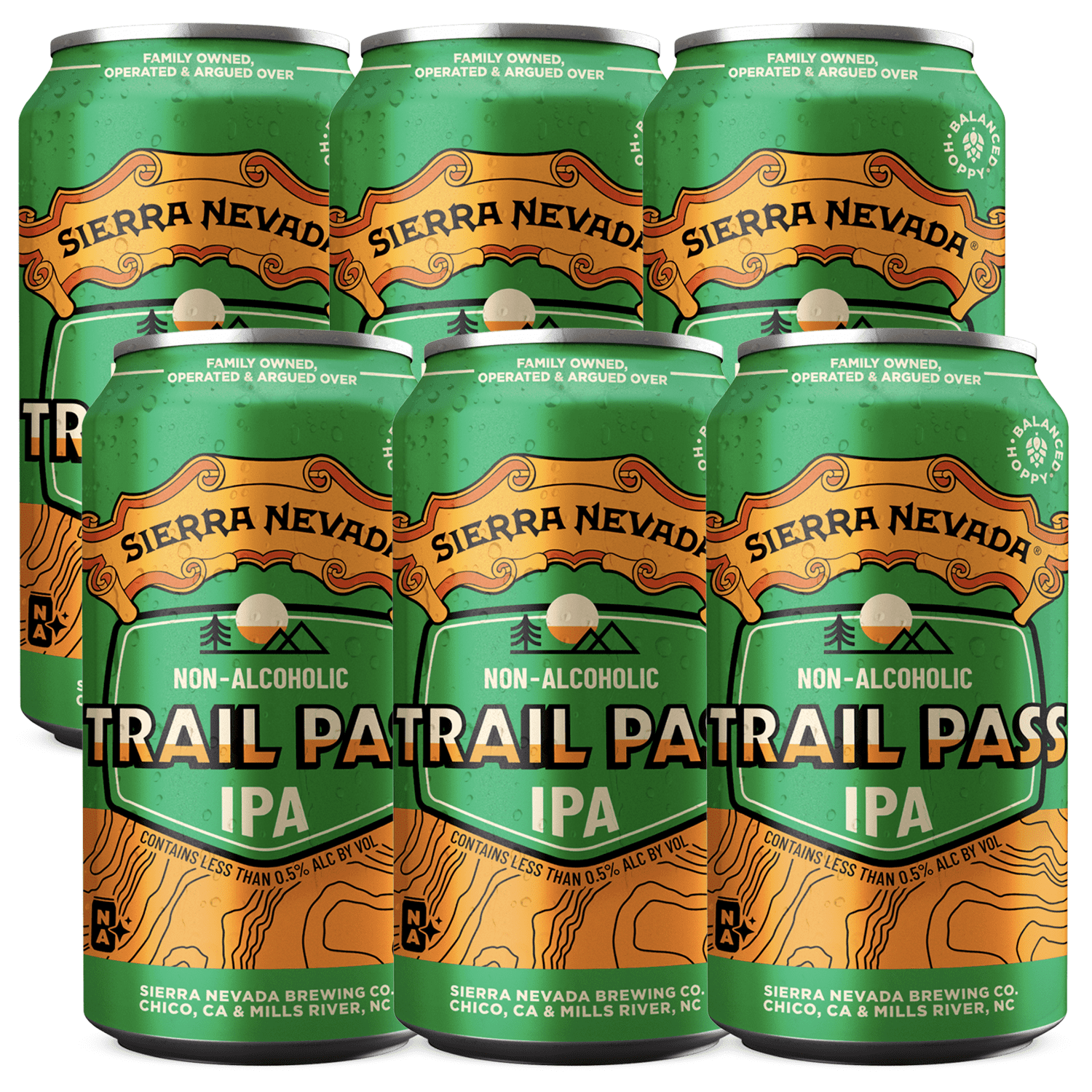 Sierra Nevada IPA Non-Alcoholic Beer- 12oz Cans - Delicious ...