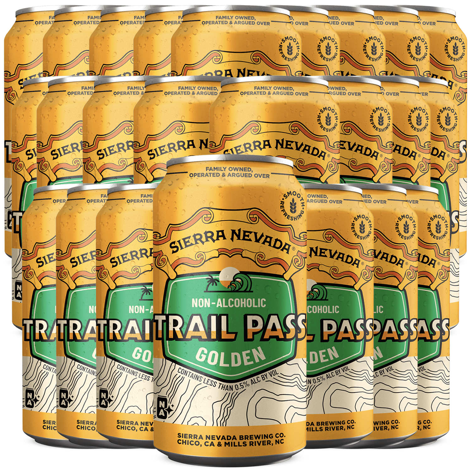 Sierra Nevada Trail Pass Golden Non-Alcoholic Beer- 12oz Cans ...