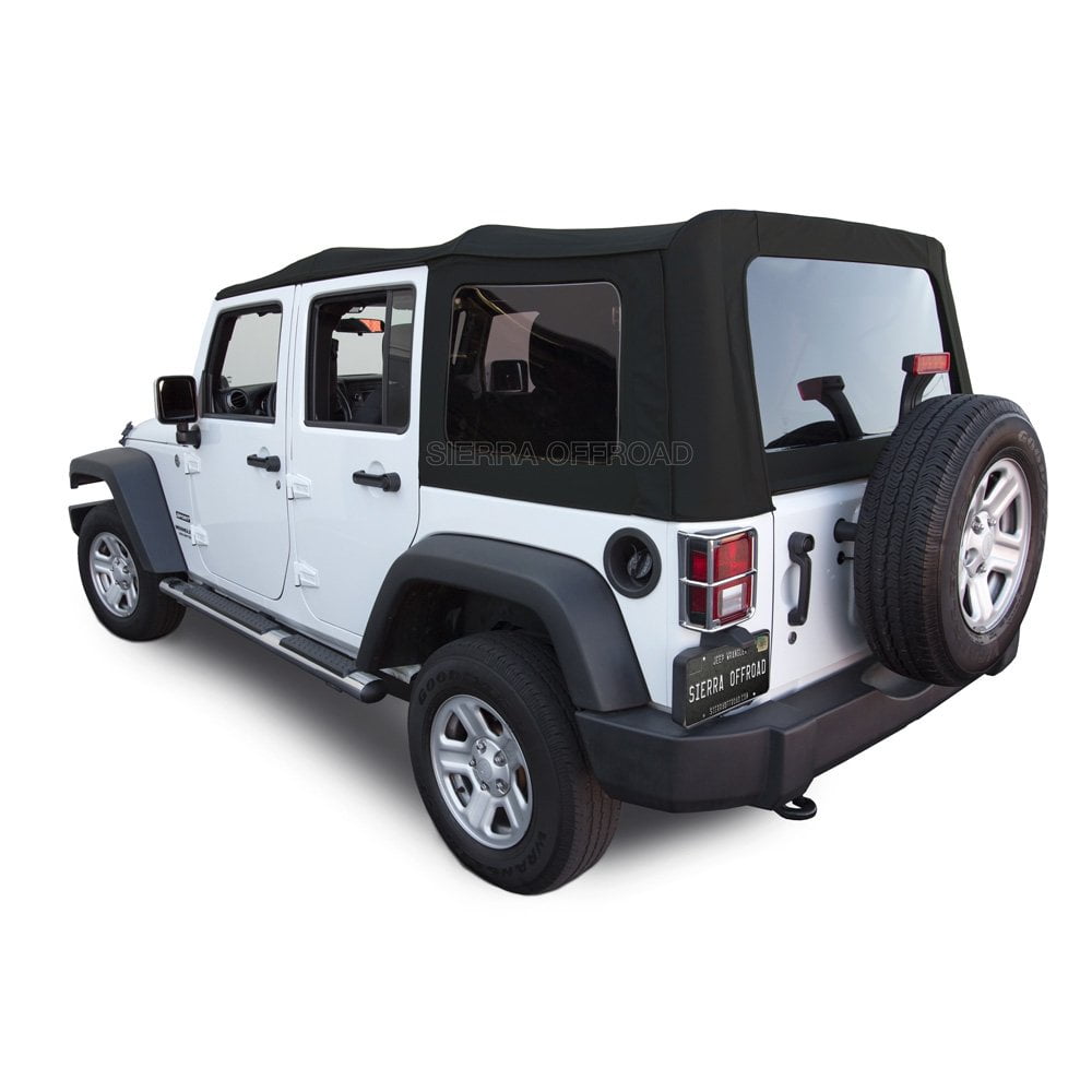 Sierra Offroad Soft Top for 2010 to 2018 Jeep Wrangler JK - Black ...