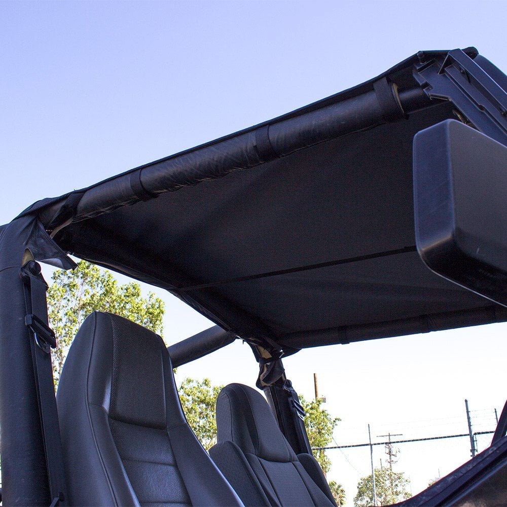 Sierra Offroad Sun Top for Jeep Wrangler YJ 1988-1991, Sailcloth Vinyl ...